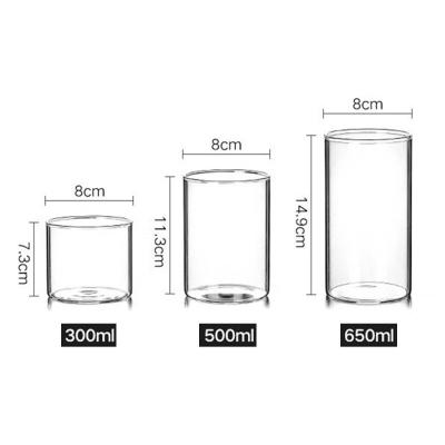 Cina La copertura del panno ha sigillato i barattoli di immagazzinamento nel vetro borosilicato in vendita