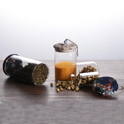 Cina La copertura del panno ha sigillato i barattoli di immagazzinamento nel vetro borosilicato in vendita