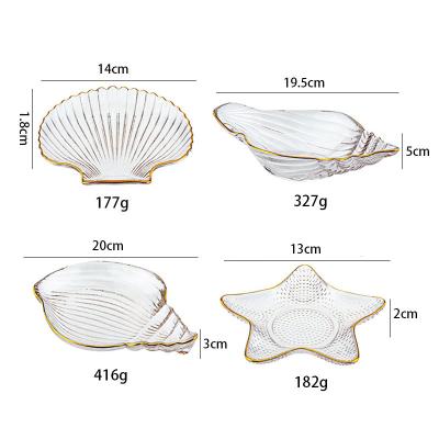 中国 キャンデーの海洋の生物的模倣のガラス テーブルウェア 販売のため