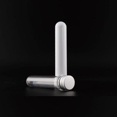 China De Glazen buisfles van de kruiden Transparante 45ml Grond Te koop