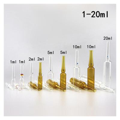 Cina Bottiglia senza piombo di vetro dell'iniezione del borosilicato 2ml in vendita