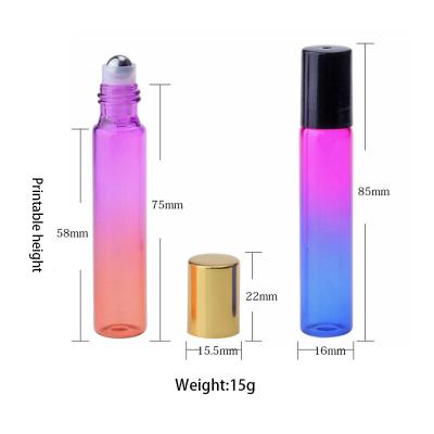 Cina Bottiglie d'imballaggio cosmetiche variopinte della palla di vetro di 10ml 15ml in vendita