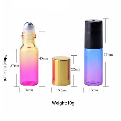 Cina Bottiglie d'imballaggio cosmetiche variopinte della palla di vetro di 10ml 15ml in vendita