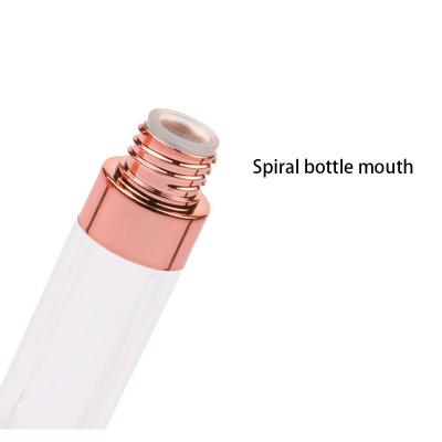 Cina Bottiglia su ordinazione dell'essenza dell'emulsione di Rose Gold Lid Glass Dropper in vendita