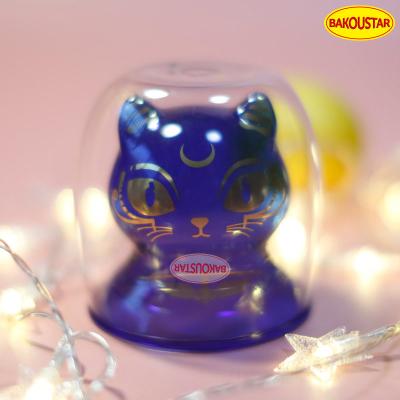 Cina Tazza di vetro 200ml di Cat Form Double Wall Borosilicate in vendita