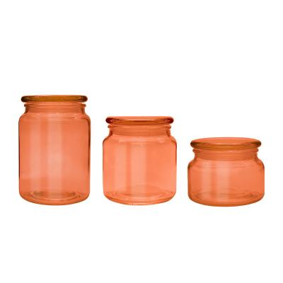 Cina Tè intorno ai multi barattoli colorati di immagazzinamento nel vetro borosilicato in vendita