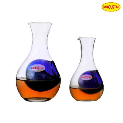 Cina Decantatore di vetro 250ml 500ml di separazione del ghiaccio del vino del whiskey in vendita