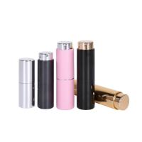 China Glass 20ml Rotating Pressing Perfume Sample Bottles for sale
