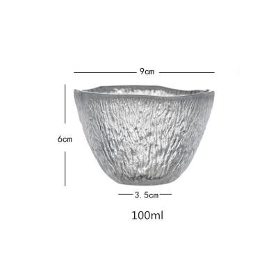 Cina Retro tazza da the di vetro di modello dell'albero della radura senza piombo 100ml in vendita