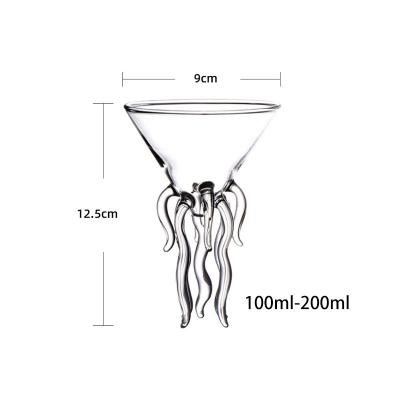 Cina Calici a forma di del cocktail delle chiare meduse creative 200ml in vendita