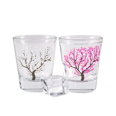 Cina Colore freddo senza piombo del ristorante che cambia Sakura Cup 100ml in vendita