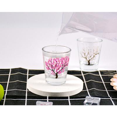 Cina Colore freddo senza piombo del ristorante che cambia Sakura Cup 100ml in vendita