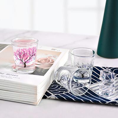 Cina Colore freddo senza piombo del ristorante che cambia Sakura Cup 100ml in vendita