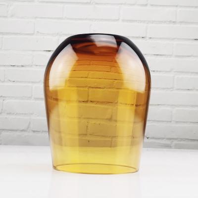 Cina l'uovo giallo di Gray Personalised Glass Coffee Mugs di pendenza 550ml ha modellato in vendita