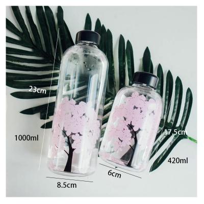 Cina Bottiglie di vetro cambianti 600ml della bevanda di colore fresco della celebrità di web in vendita