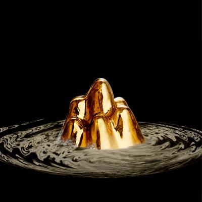 Cina Montagne e tazza termoresistente fine decorativa del vetro borosilicato di scripture dei fiumi alta in vendita