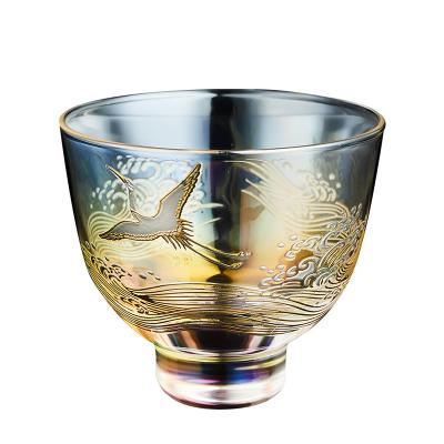 Cina Tazza di tè di vetro irreale di colore del mestiere della scrofa giovane piccola 80ml 120ml in vendita