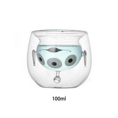 China De robot vormde Hoge Borosilicate-Glaskoppen 100ml Te koop