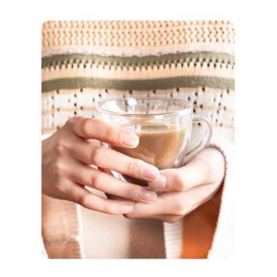 Cina Tazza doppia 180ml a forma di cuore 240ml del vetro borosilicato in vendita