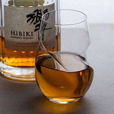 Cina Tazza alta chiara 430ml del vetro borosilicato intorno a forma in vendita