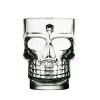 China Creative Skull Shape 500ml Personalized Glass Cup Borosilicate for sale