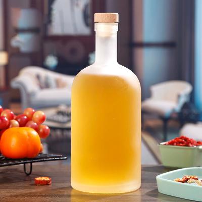 China De transparante berijpte van de de flessenwhisky van Drankjuice wine van de de Wodkageest Fles van het de Alcoholische drankglas Te koop