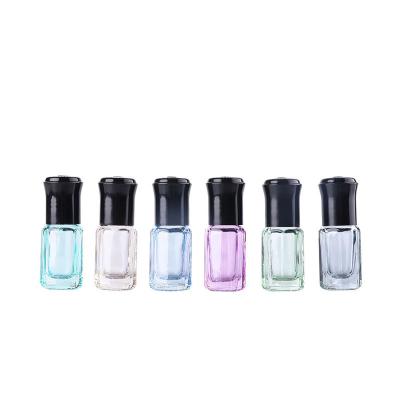China el vidrio de acero del cosmético del rodillo 3ml embotella el rollo de cristal 6ml en el sellado caliente de la botella en venta