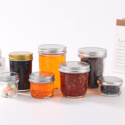 Cina imballaggio standard amichevole di 200ml 300ml Mason Glass Storage Jars Eco in vendita