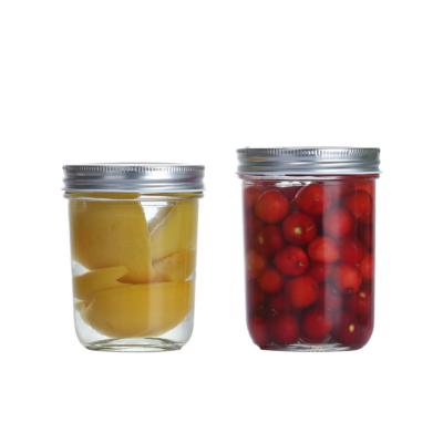 Cina imballaggio standard amichevole di 200ml 300ml Mason Glass Storage Jars Eco in vendita