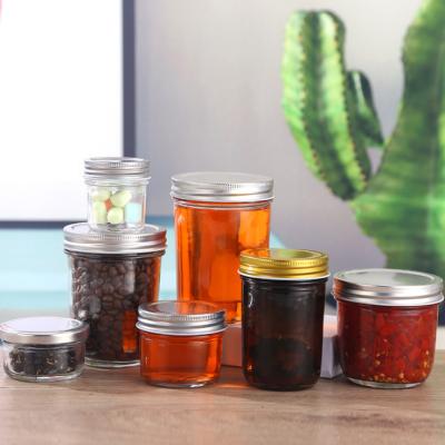 Cina imballaggio standard amichevole di 200ml 300ml Mason Glass Storage Jars Eco in vendita