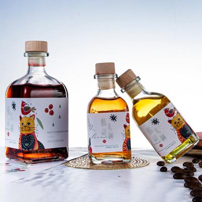 Cina Bottiglie di vino di vetro vuote della CEE 375ml 500ml con il logo su ordinazione in vendita
