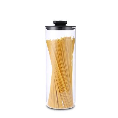 Cina Cucina Bean Borosilicate Glass Jars decorativo 500ml 1000ml 1800ml in vendita