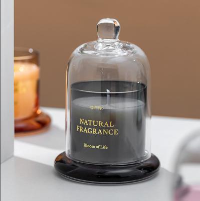 Cina Porta-candela domestico di vetro di Natale della decorazione del supporto di candela del partito di aromaterapia in vendita