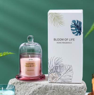 Cina Porta-candela domestico di vetro di Natale della decorazione del supporto di candela del partito di aromaterapia in vendita