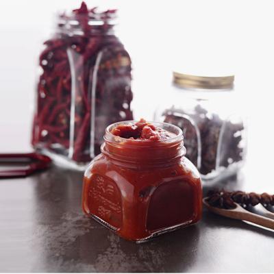 China van de het Voedselrang van 500ml 1000ml van het Glasgroenten in het zuur de Vriendschappelijke 17.2cm Hoogte van de Kruikeco Te koop