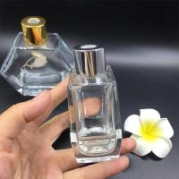 China 80ml Empty Hexagonal Glass Reed Diffuser Clear Glass Aroma Bottle for sale