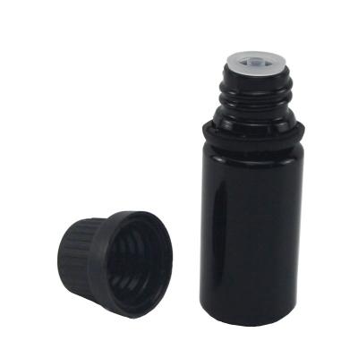 Cina bottiglia di vetro nera cosmetica del contagoccia di 10ml 30ml con il coperchio a vite in vendita