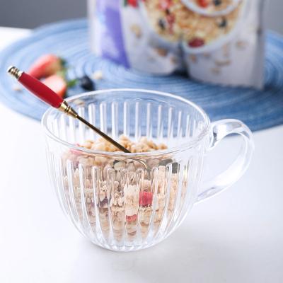 Cina Tazza di vetro di vetro personale amichevole della prima colazione della tazza 400ml di Eco senza piombo in vendita
