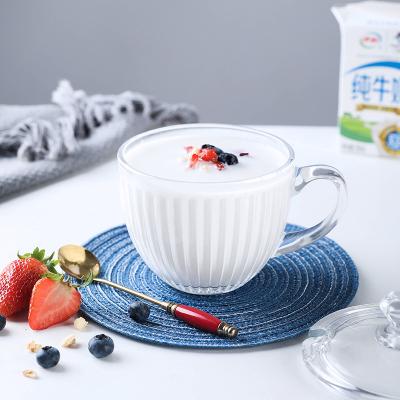 Cina Tazza di vetro di vetro personale amichevole della prima colazione della tazza 400ml di Eco senza piombo in vendita