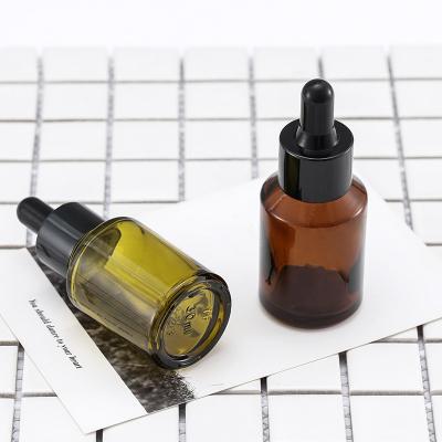 China 30ml kosmetische Gestempelde de Etherische oliefles van het Glasdruppelbuisje Fles met Schroefdeksel Te koop