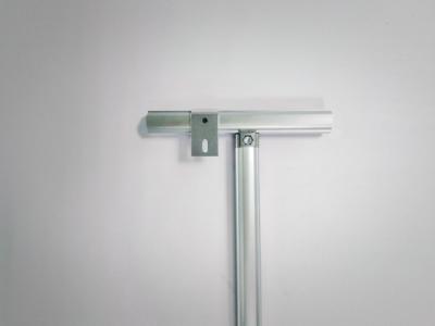 China Anodizing Silver Aluminium Mobile Leaning Fixings AL-28 Used for Connecting Two Aluminum Pipes for sale