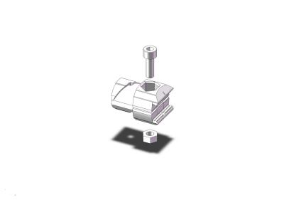 Cina Connettore bianco d'argento sabbiato AL-1-S 1.2mm della lega di alluminio ADC-12 in vendita