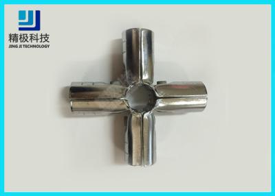 China Worktable Chrome Pipe Connectors 5 Way Universal Metal Pipe Joints Union for sale
