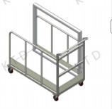 Cina Maschera di saldatura di processo/carro da trasporto per pellicola di seta con capacità di carico di 100 kg di KUTED in vendita