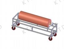 China Square Tube SUS 304 201 Transport Trolley / Copper Foil Trolley Process Masslam for Smooth and Easy Transportation for sale