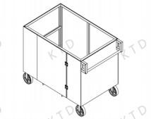 China Heavy Duty Multi Purpose Transport Trolley Heavy Load Capacity Supporting Large Volumes of Goods in Distribution Centers for sale