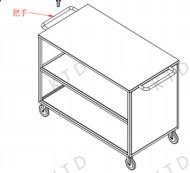 Cina 6" Silent Casters KUTED Trolley di trasporto di alta capacità in vendita