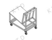 China The size and material of the L-shaped transport vehicle can be customized for sale