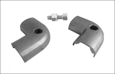 China Elbow Round Aluminum Pipe Connectors Pipe Joints For Industrial Pipe Rack System for sale