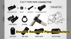 Durable Metal Pipe Connectors for Industrial Rack Systems